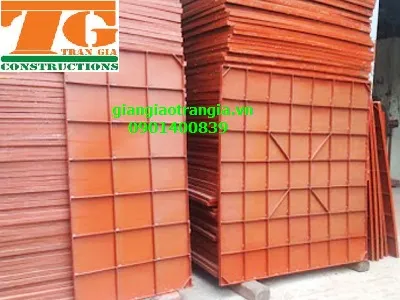 Coffa - Cốp pha - Coppha Sàn 1x1m - Cho Thuê Giàn Giáo Trần Gia